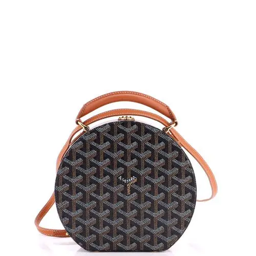 Goyard Alto Hatbox Bag Coated Canvas - Brown
