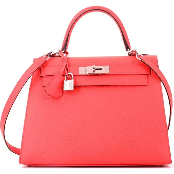 Hermès Kelly Handbag 28 - Rose Texas