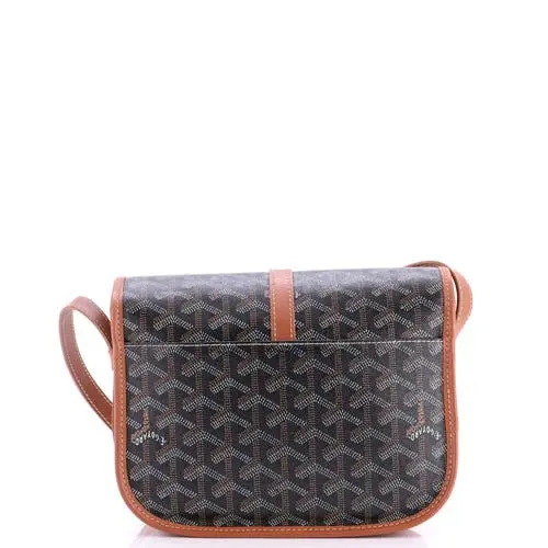 Goyard Belvedere Ii Messenger Bag Coated Canvas Pm - Brown