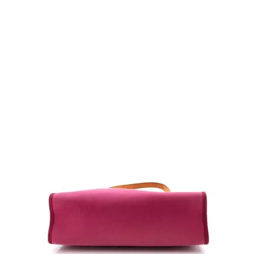 Hermès Herbag Zip Leather And Toile 31 - Tosca