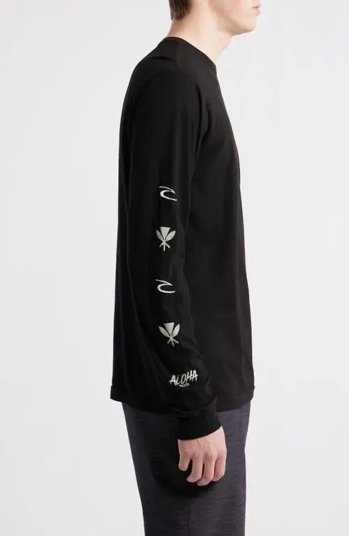 Rip Curl Hawaii Tapa Hex Graphic Long Sleeve T-shirt