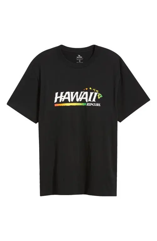 Rip Curl Hawaii Gritty Cotton Graphic T-shirt