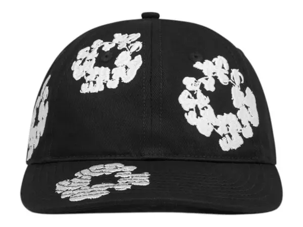 DENIM TEARS The Cotton Wreath Cap - Black