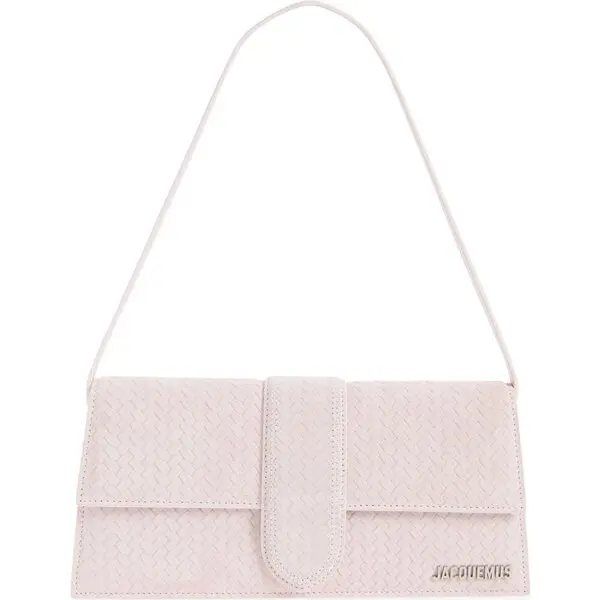Jacquemus Le Long Bambino Suede Shoulder Bag - Light Pink 410