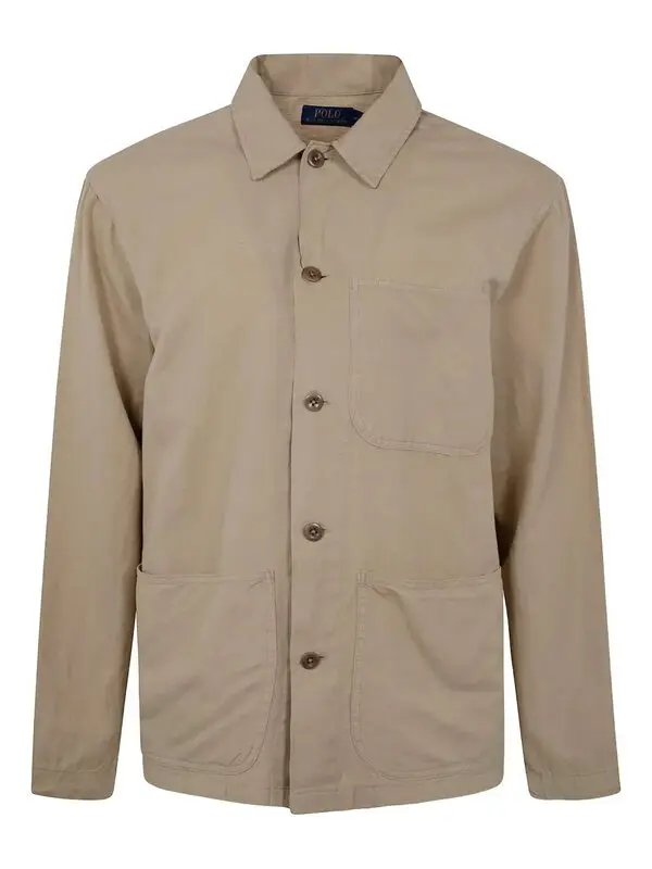Polo Ralph Lauren Sport Shirt Long Sleeve - Beige