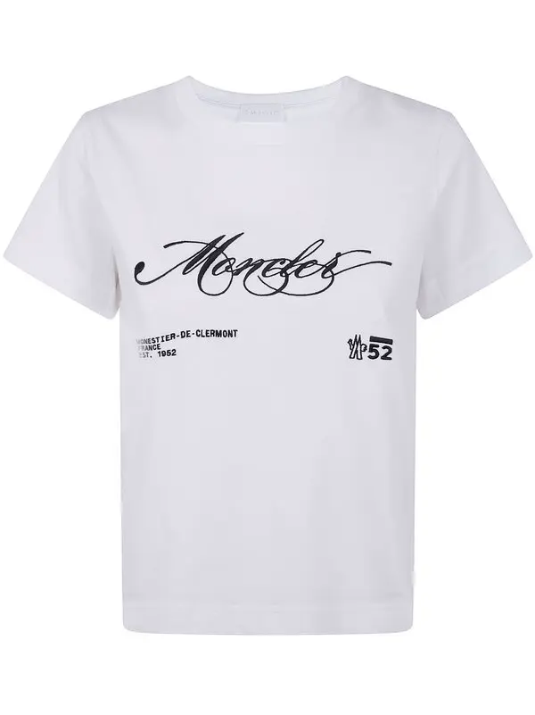 Moncler Short Sleeves T-shirt - White