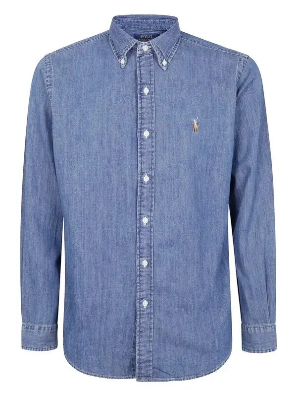 Polo Ralph Lauren Long Sleeve Sport Shirt - Blue