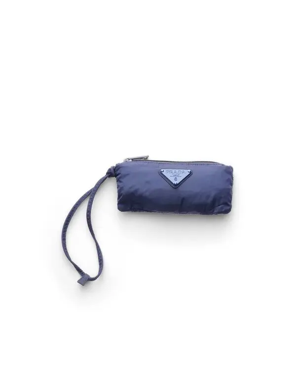 Prada Foldable Re-nylon Pouch - Blue