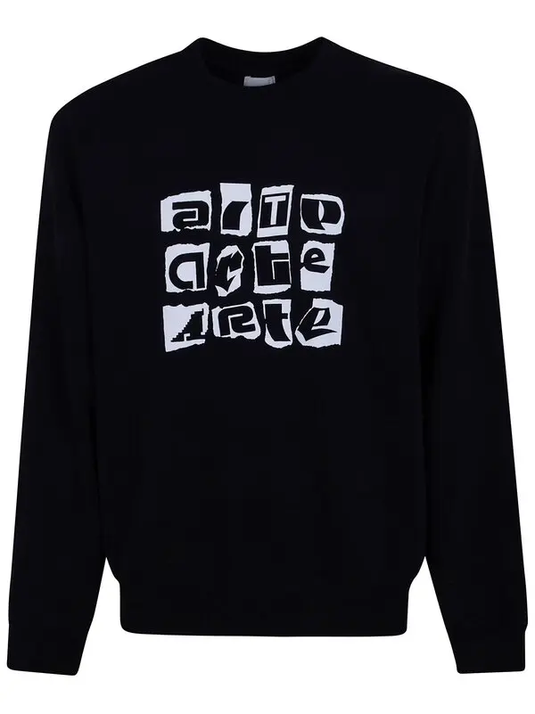 ARTE ANTWERP Multi-logo Crewneck Sweatshirt
