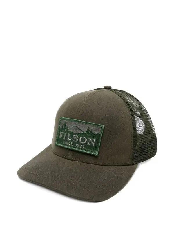 Filson Scenic Waxed Logger Mesh Cap - Green