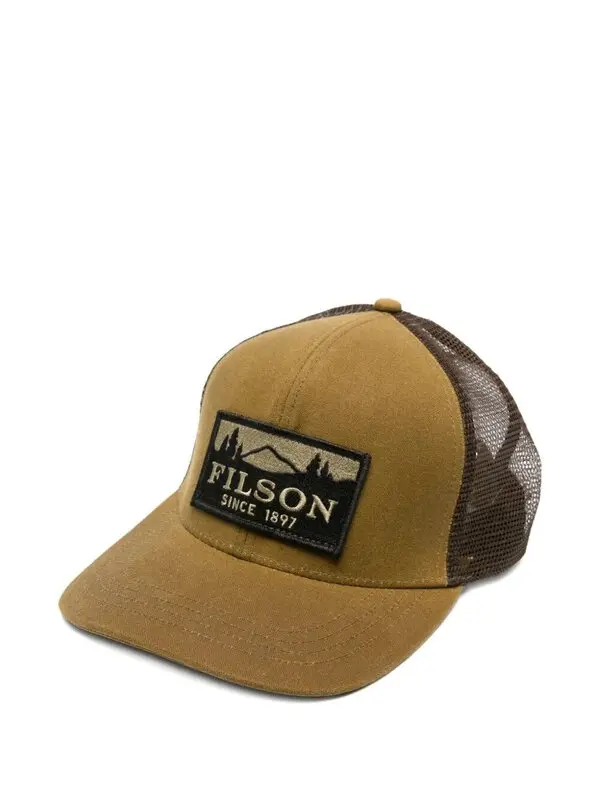 Filson Scenic Waxed Logger Mesh Cap - Brown