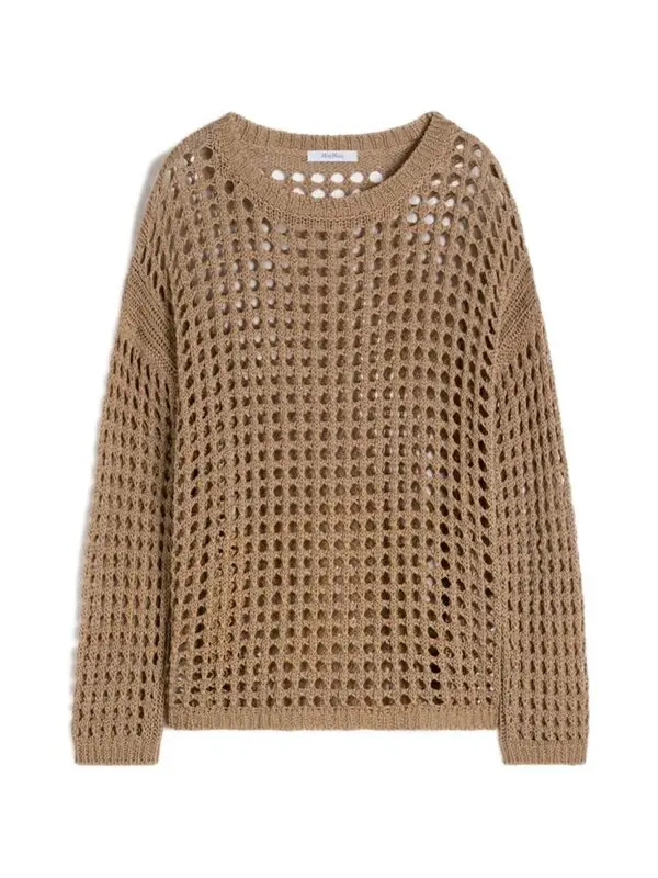 Max Mara Febe Round Neck Sweater - Beige