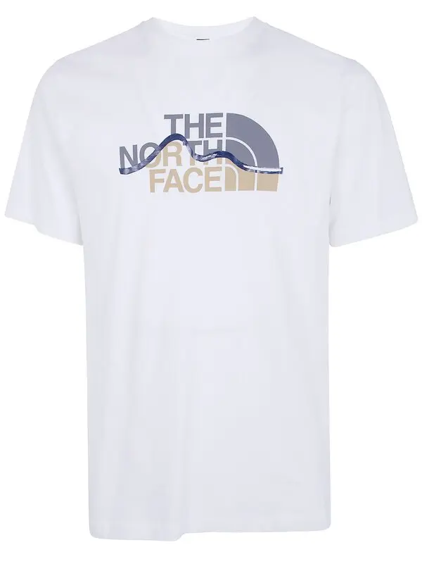 The North Face Mountain Line Regular Short Sleeve Tee - White