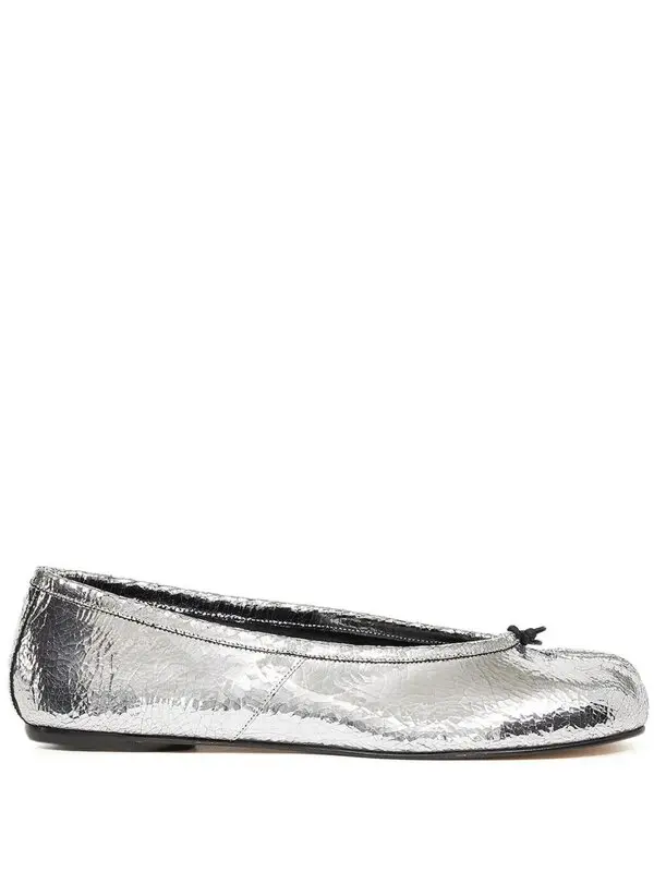 MAISON MARGIELA Tabi" Ballerina New Shoes - Metallic