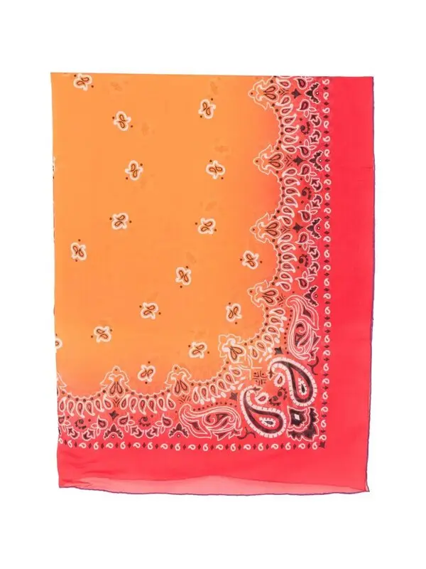 Destin Cotton "quadra" 125x125 Cm Funded Print - Red