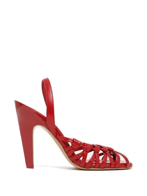Chloé Estra High Heel Sandals - Red