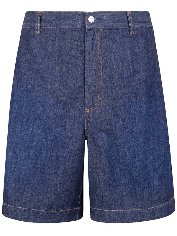 NINE:INTHE:MORNING Bermuda Jeans - Blue