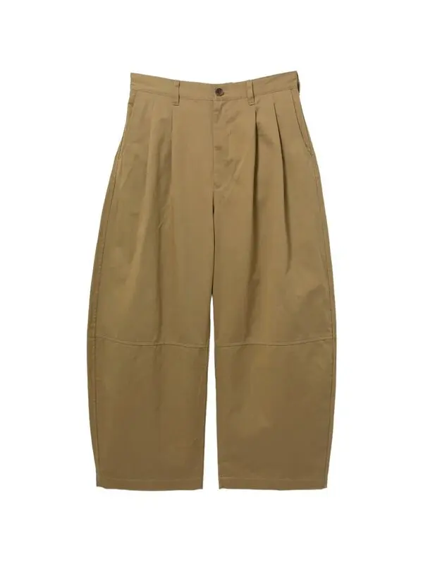 Comme Des Garçons Light Cotton Double Pinces Trousers - Beige