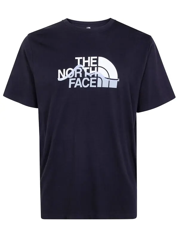 The North Face Man Mountain Line" Short Sleeve Tee