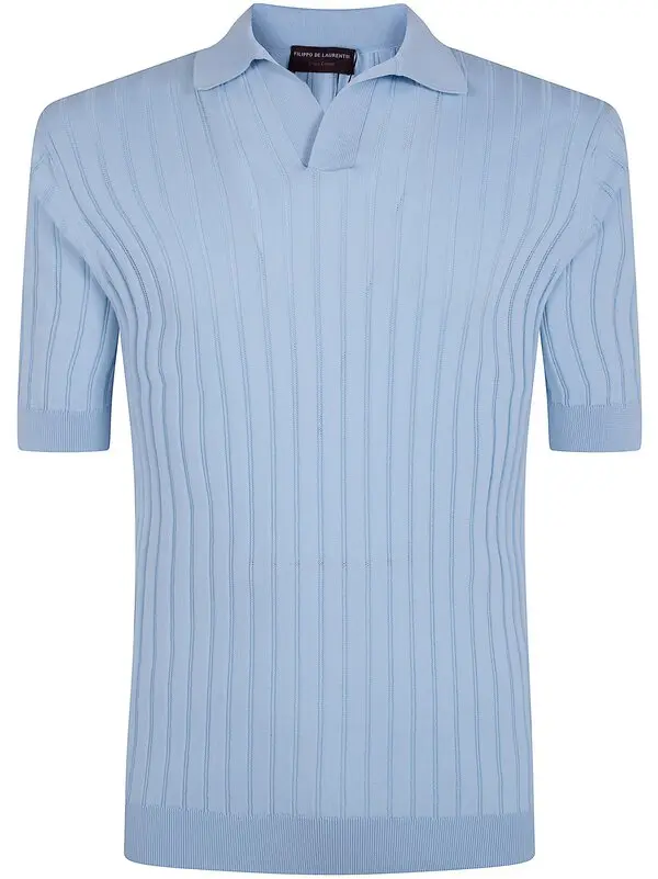 FILIPPO DE LAURENTIIS Short Sleeves "skipper" Polo Shirt