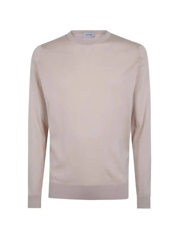 John Smedley Rowland Crewneck Pullover - Beige