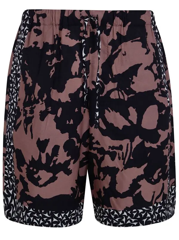Dries Van Noten Piperi Printed Shorts - Pink