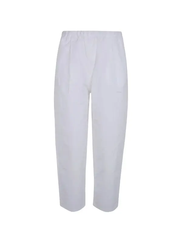Apuntob Light Cotton Trousers - White