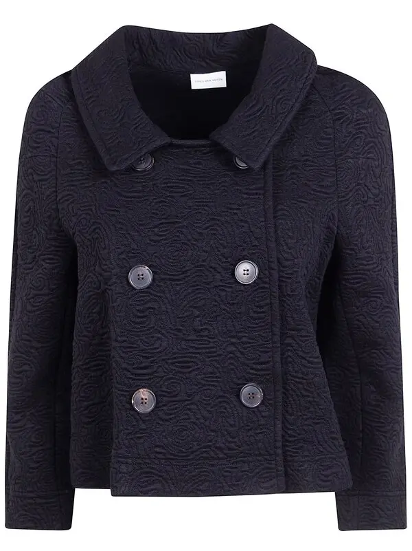 Dries Van Noten Huvia Double Breasted Jacket - Black