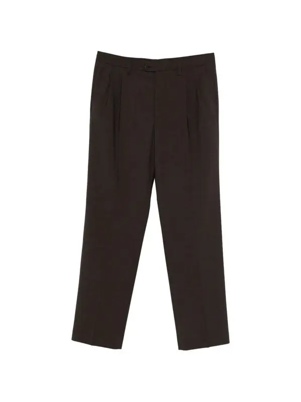 MAISON MARGIELA Straight Leg Trousers - Brown