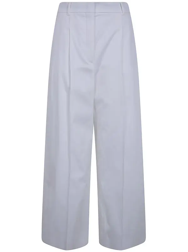 Max Mara Tequila Cotton Wide-leg Trousers