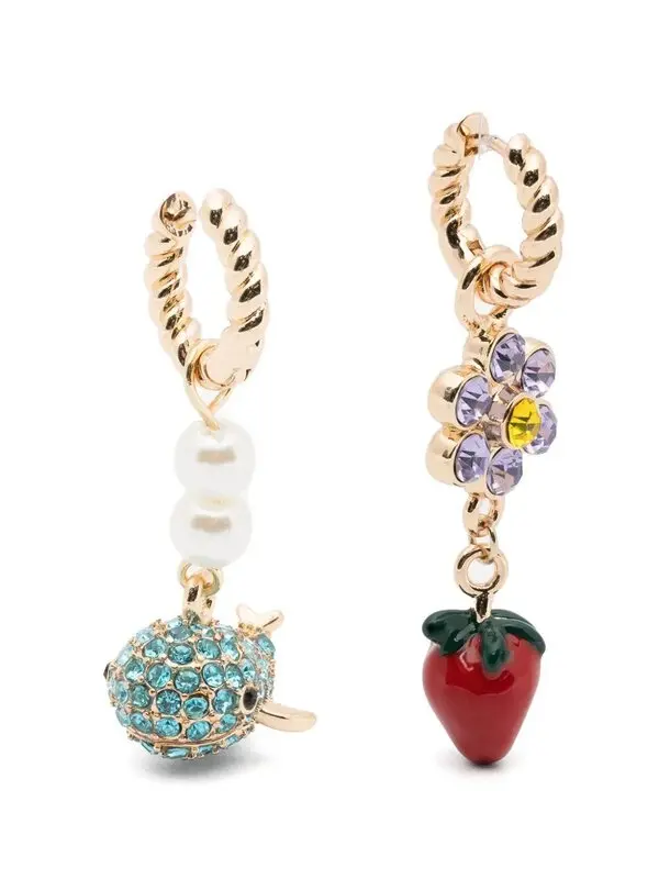 Essentiel Antwerp Jolan Earrings With Charms - Multi
