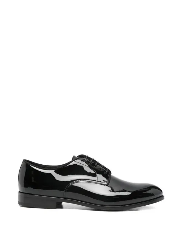 DOUCAL'S Derby' Lace Up Shoes - Black