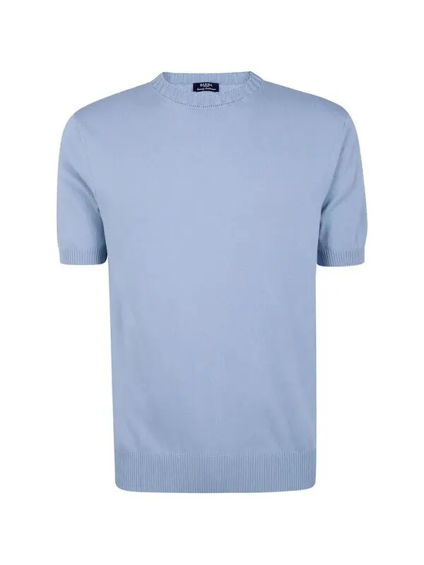 BARBA NAPOLI Round Neck Sweater - Blue