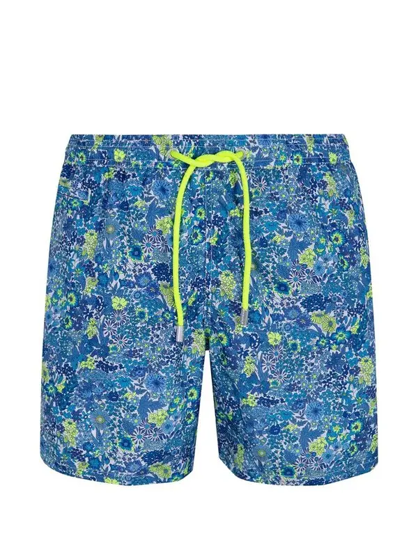 MC2 SAINT BARTH Printed Swim Shorts - Blue