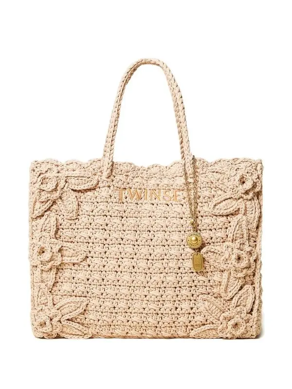 TWINSET Tote Bag - Beige