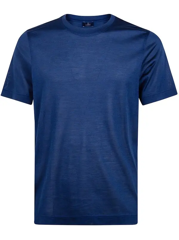 BARBA NAPOLI Silk T-shirt - Blue