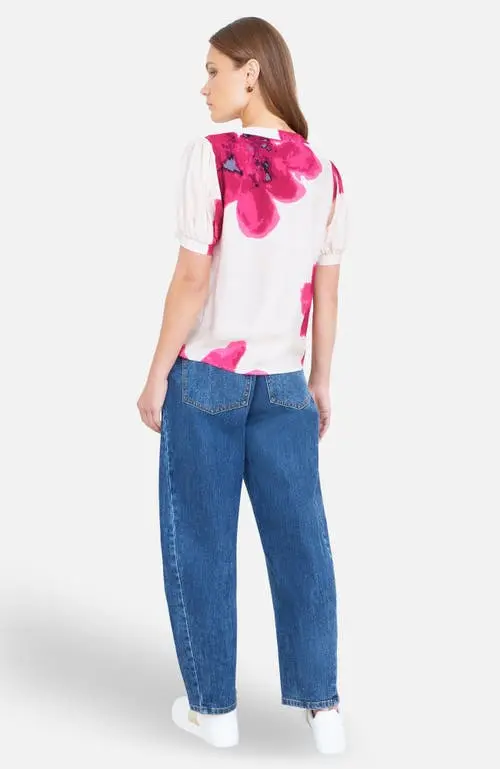 YUMI Watercolour Floral Top
