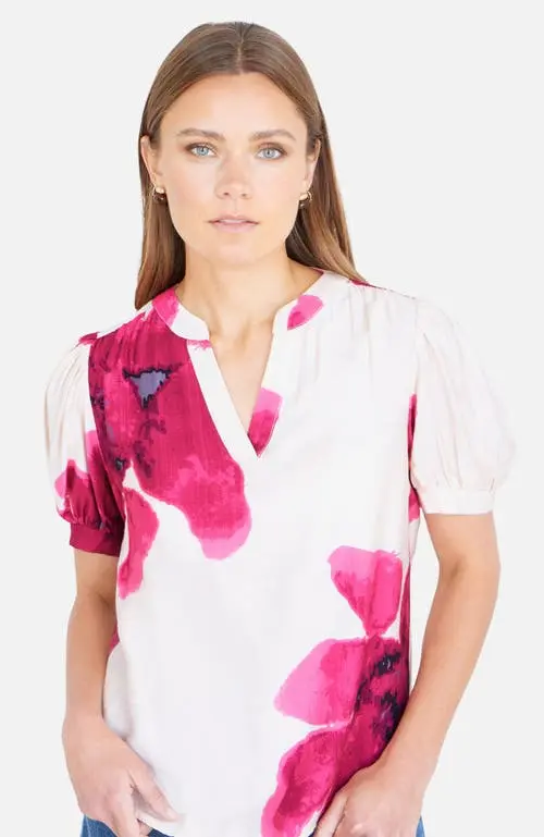 YUMI Watercolour Floral Top
