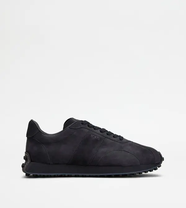 TOD'S T Vintage Pashmy Suede Sneakers - Blue