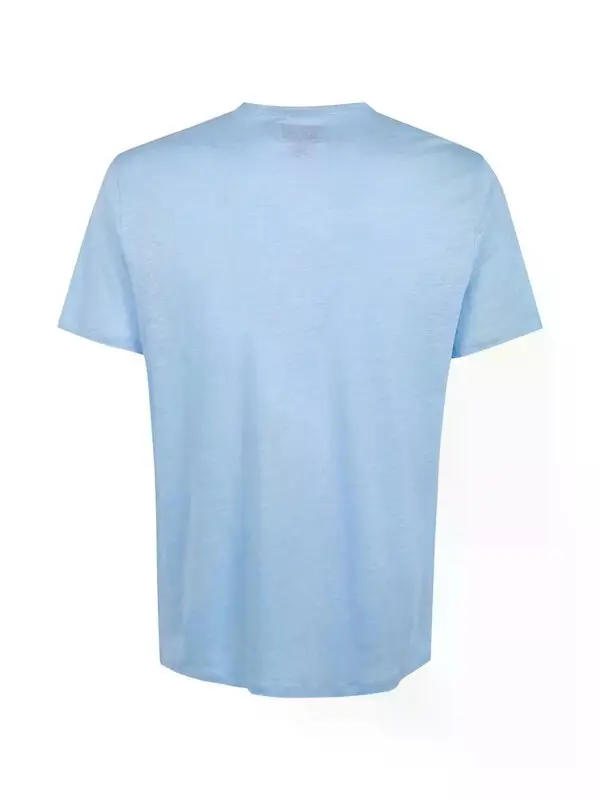 MC2 SAINT BARTH Ecstasea Logo-embroidered T-shirt - Blue