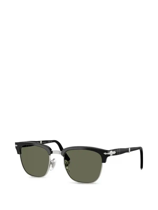Persol Square-frame Foldable Sunglasses - Black