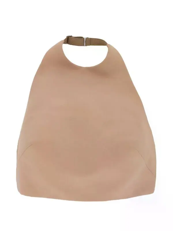 MUGLER Halter-neck Backless Top - Neutrals