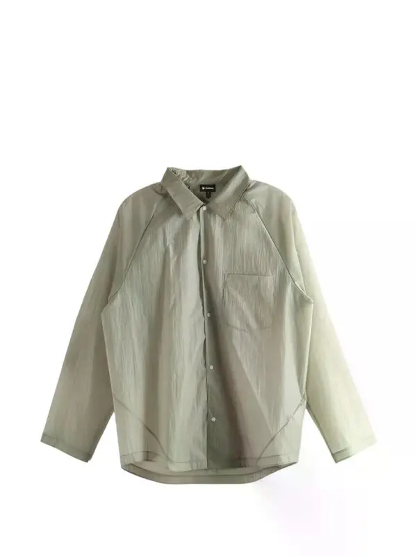 GOLDWIN Raglan-sleeve Sheer Shirt