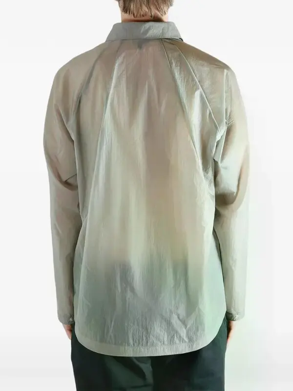 GOLDWIN Raglan-sleeve Sheer Shirt