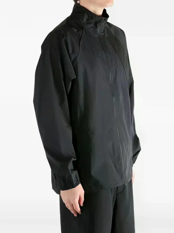 GOLDWIN Raglan-sleeve Sheer Jacket - Black