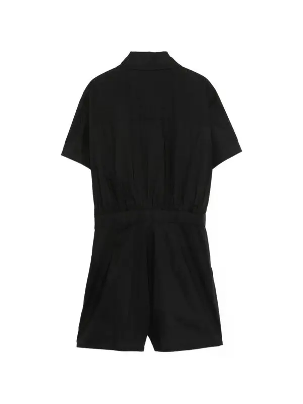 Patrizia Pepe Poplin Short-sleeve Jumpsuit