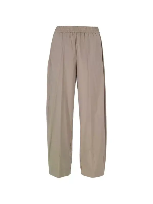 Herno Elasticated Waistband Wide Leg Trousers