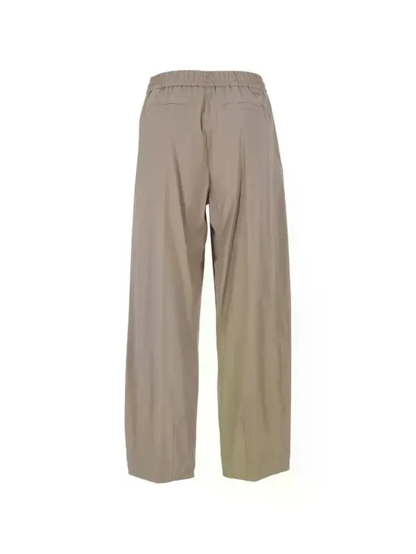 Herno Elasticated Waistband Wide Leg Trousers