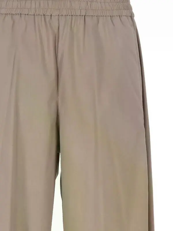 Herno Elasticated Waistband Wide Leg Trousers