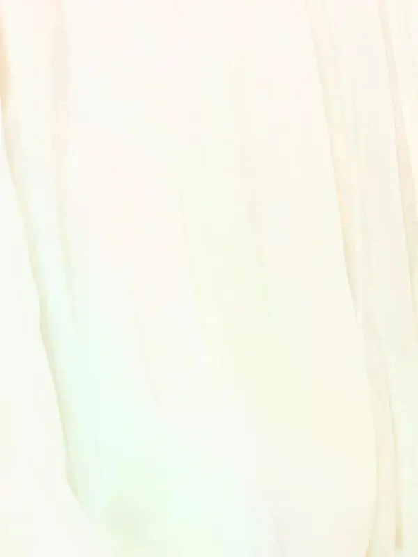 NISSA Asymmetrical Chiffon Blouse With Tassel Detail